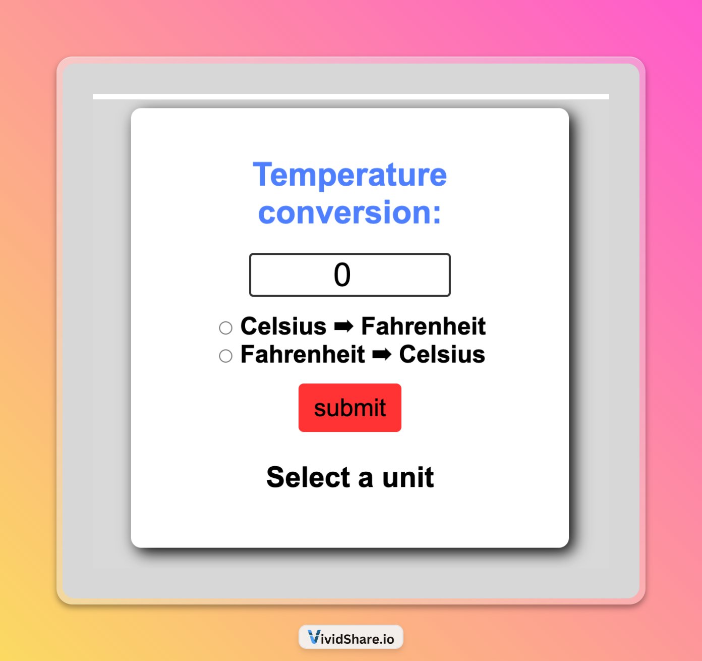 Temp Conversion Site Development - StoneHoo's Blog